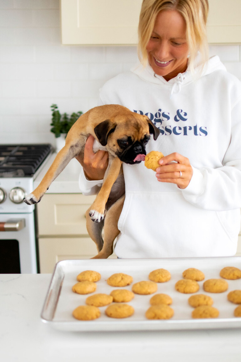 Bakery Famous Soft Peanut Butter Dog Cookies | Mimi's Organic Eats