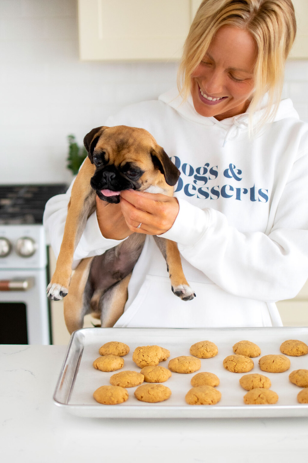 Bakery Famous Soft Peanut Butter Dog Cookies | Mimi's Organic Eats