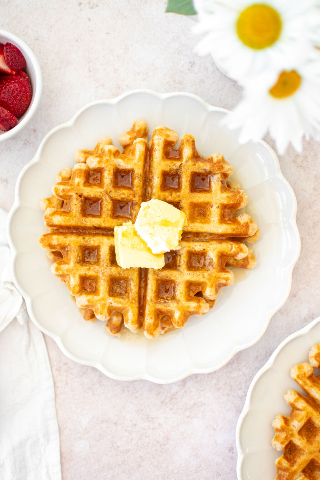 Eggless Sourdough Waffles | Mimi's Organic Eats