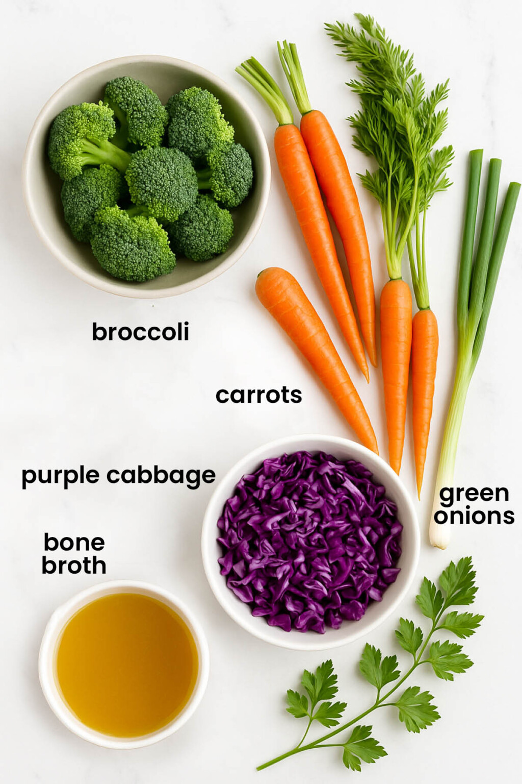 5 Ingredient Bone Broth Vegetable Soup | Mimi's Organic Eats