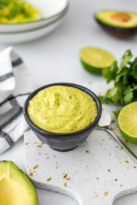 Homemade Creamy Avocado Lime Dressing | Mimi's Organic Eats