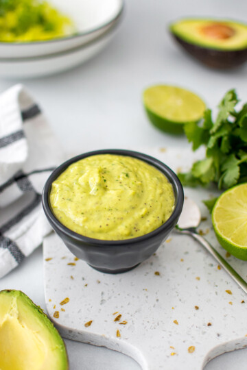 Homemade Creamy Avocado Lime Dressing | Mimi's Organic Eats