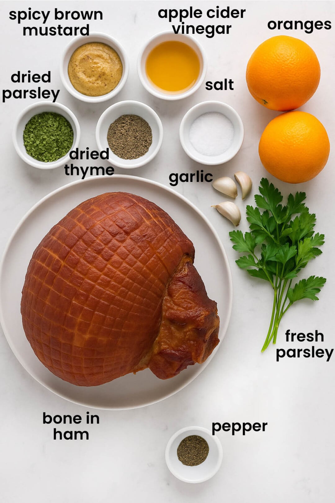 Savory Mustard Herb Ham | Mimi's Organic Eats