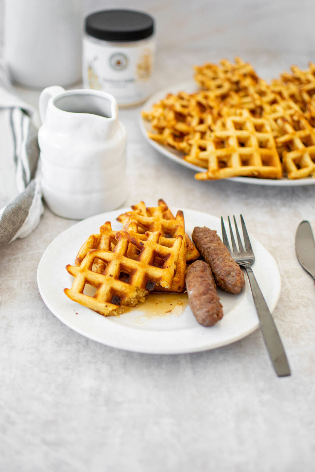 Homemade Malted Milk Waffles | Mimi's Organic Eats