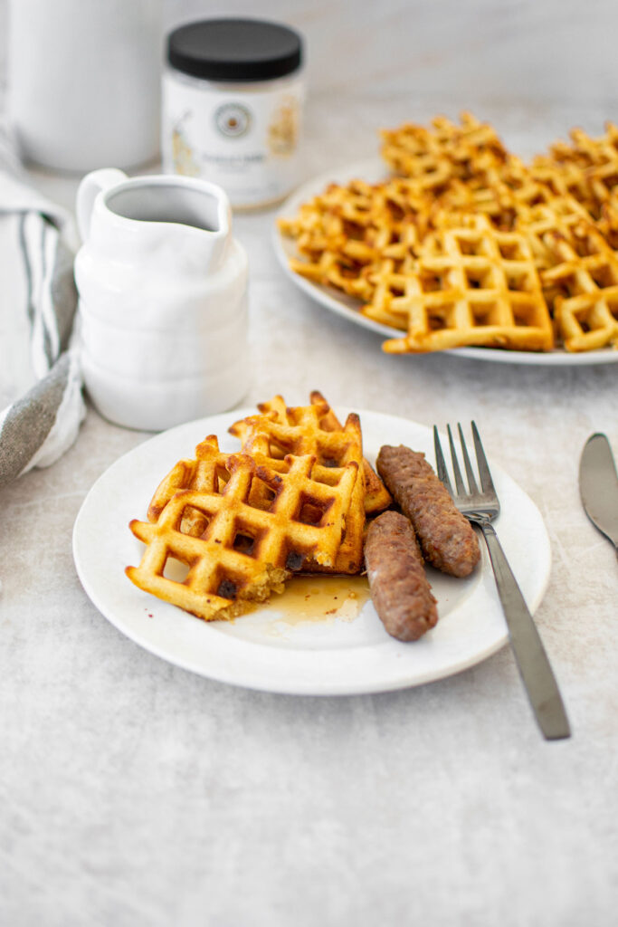 Homemade Malted Milk Waffles | Mimi's Organic Eats