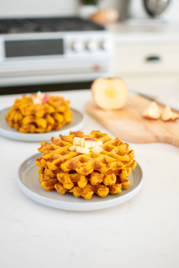 Pumpkin Waffles for Dogs | Mimi's Organic Eats