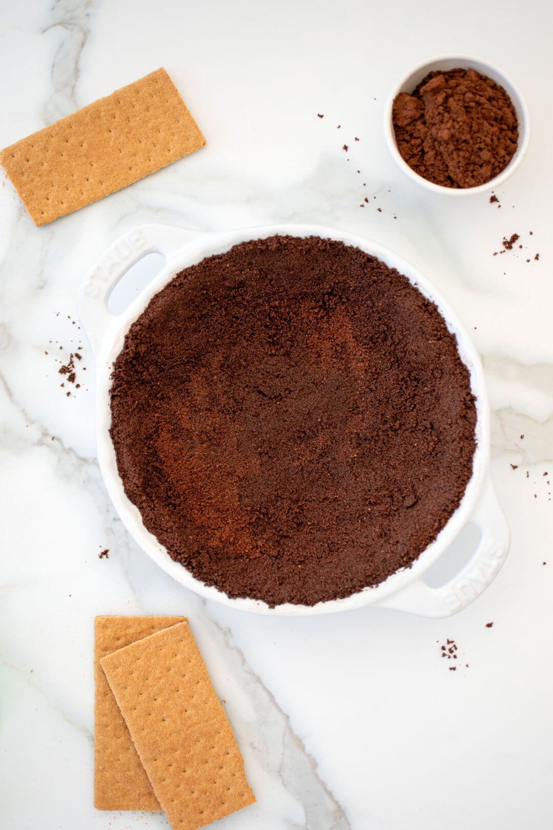 How to Make Chocolate Graham Cracker Crust from Scratch | Mimi's ...