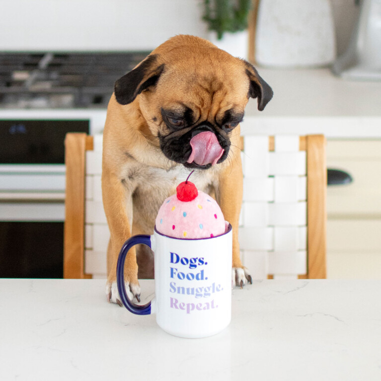 Dogs Food Snuggle Repeat Mug | Mimi's Organic Eats