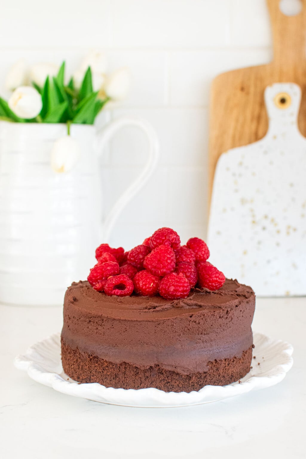 Small Batch Chocolate Cake With Sourdough Discard | Mimi's Organic Eats