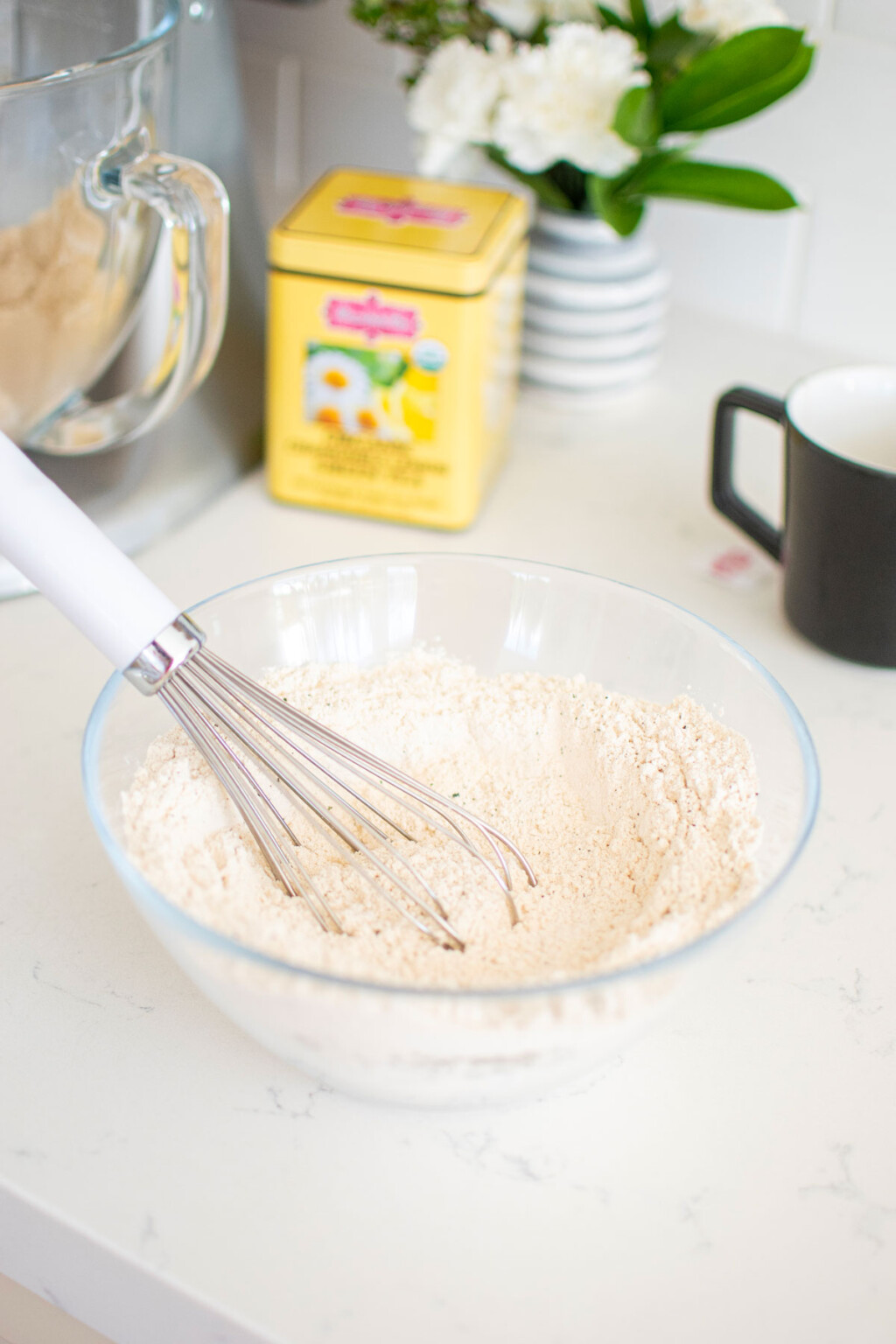 Vegan Lemon Chamomile Tea Cake | Mimi's Organic Eats