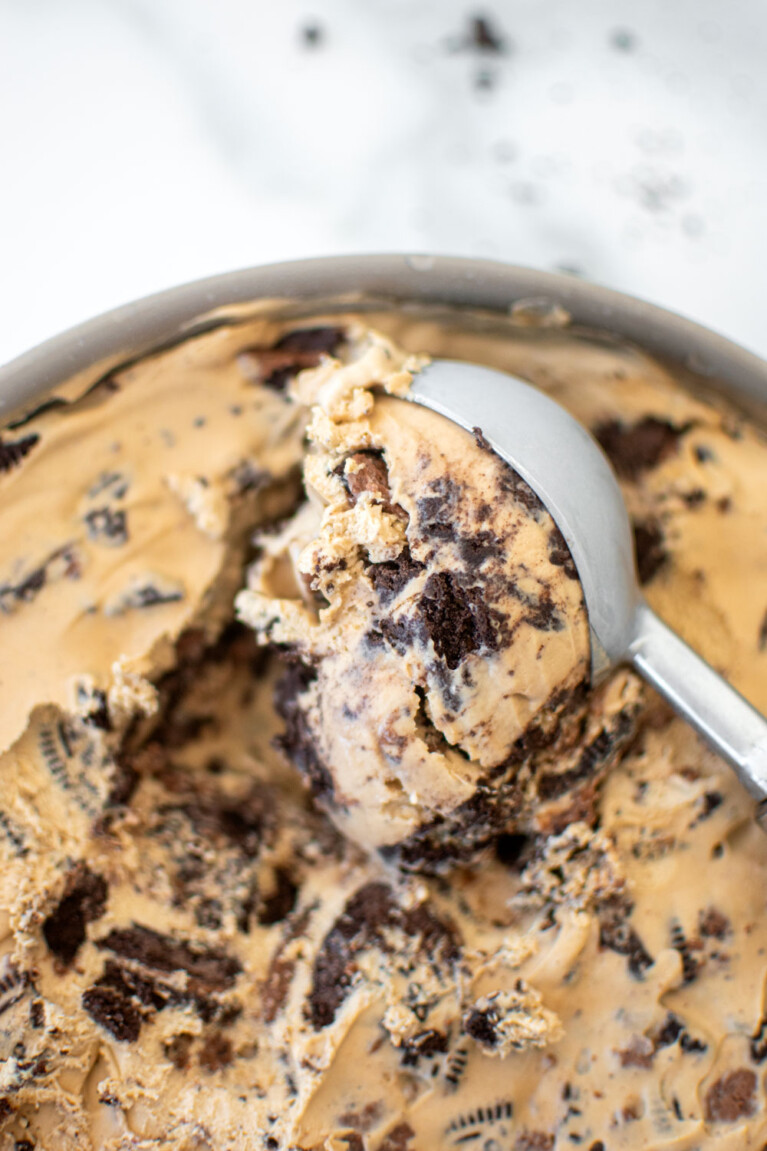 Cookies and Cream Coffee Ice Cream | Mimi's Organic Eats
