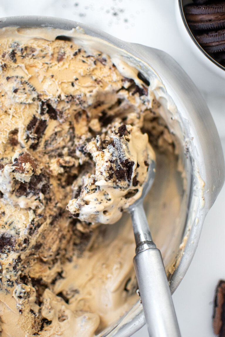 Cookies and Cream Coffee Ice Cream | Mimi's Organic Eats
