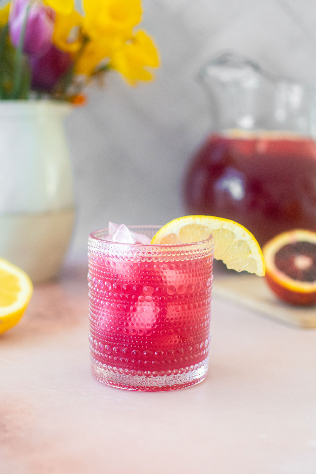Easy Blood Orange Lemonade | Mimi's Organic Eats
