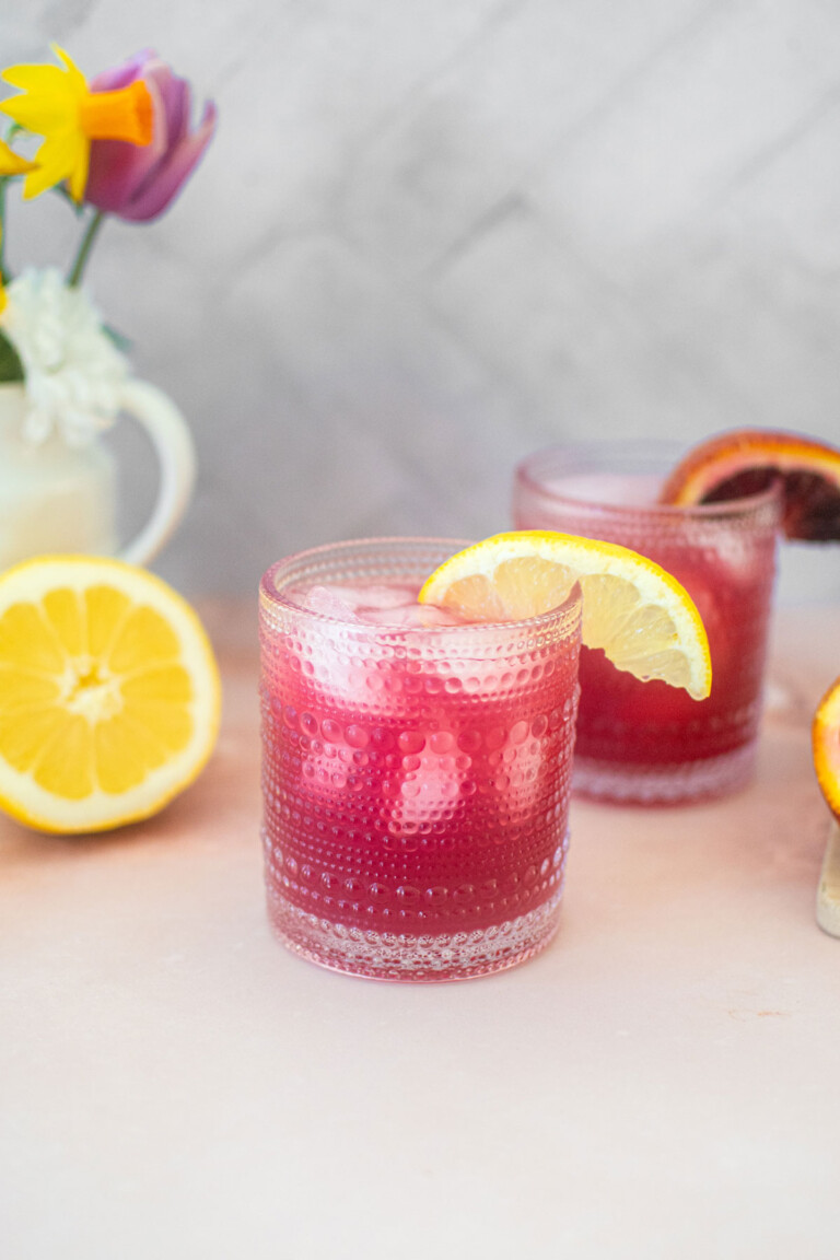 Easy Blood Orange Lemonade | Mimi's Organic Eats
